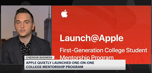 Apple launches mentorship program for first-generation college students