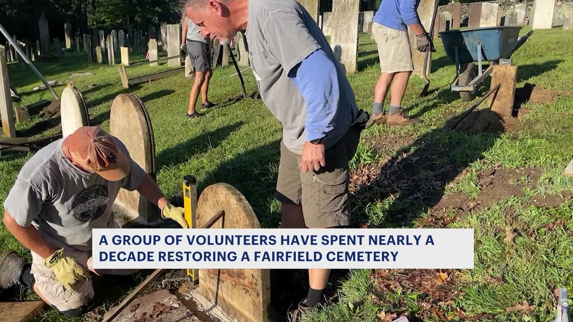 Volunteers working nearly a decade to restore Fairfield cemetery