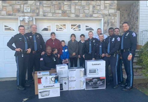 Marlboro Police Department adopts family in need for the holidays