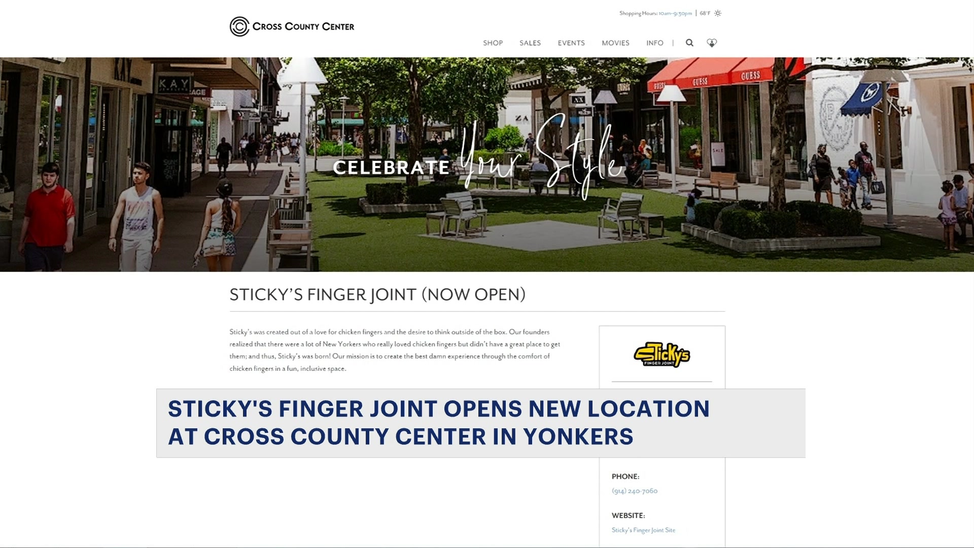 New York City-based 'Sticky's Finger Joint' opens new location at Cross ...