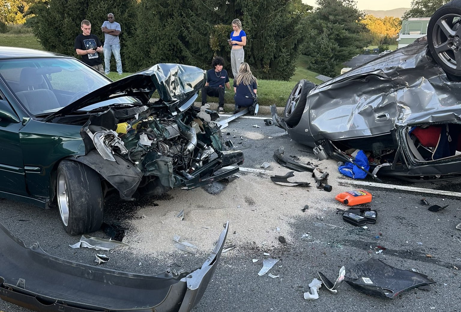 8 people injured in Route 300 crash, rescuers say