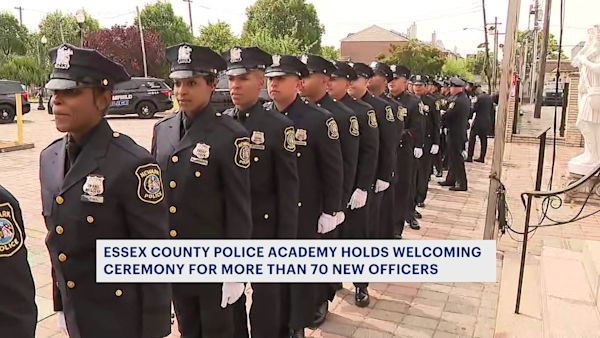Essex County holds welcoming ceremony for more than 70 new police officers