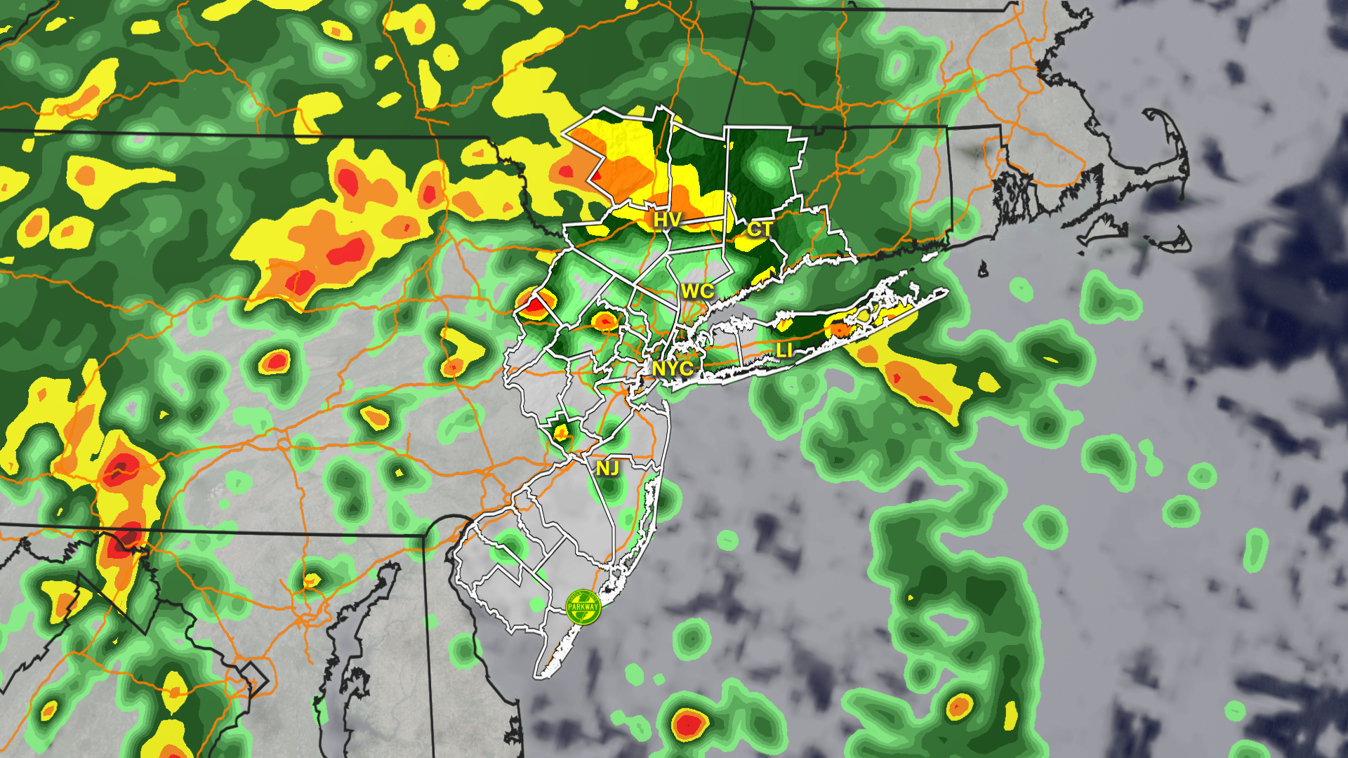 LIVE RADAR: Track rainfall from Nicole's remnants as it moves through the tri-state area