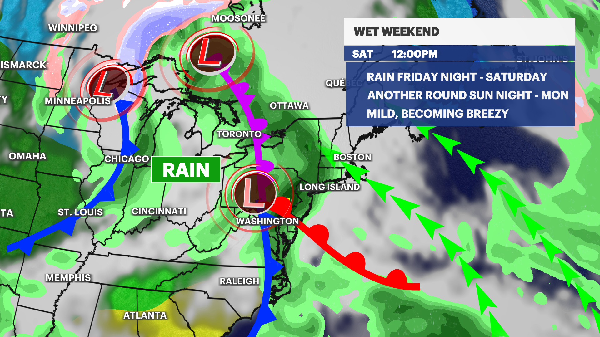 Scattered showers possible for Thursday; tracking two storm systems for ...