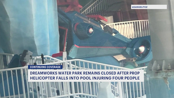 DreamWorks Water Park remains closed as officials review helicopter ...