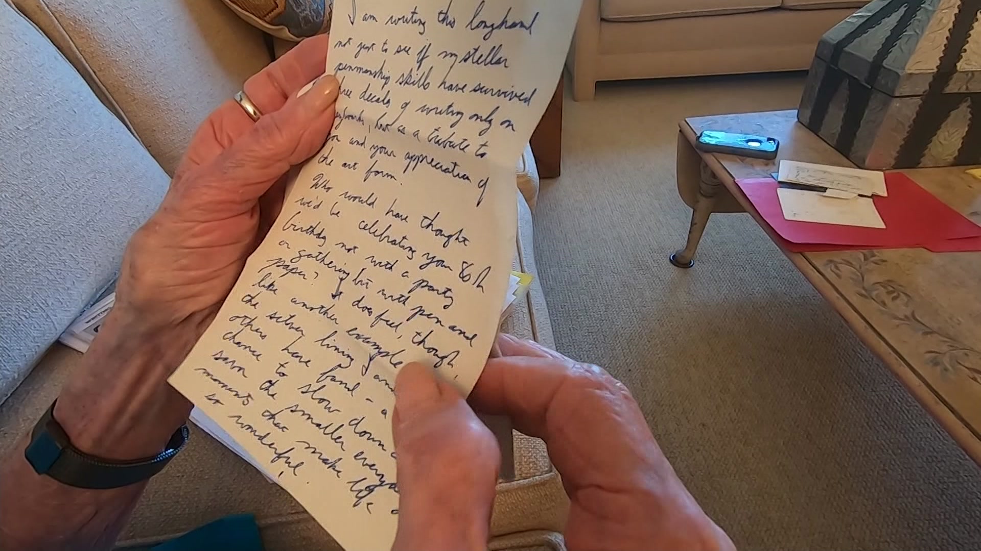 99-year-old woman uses handwriting sample to analyze News 12’s Brian ...
