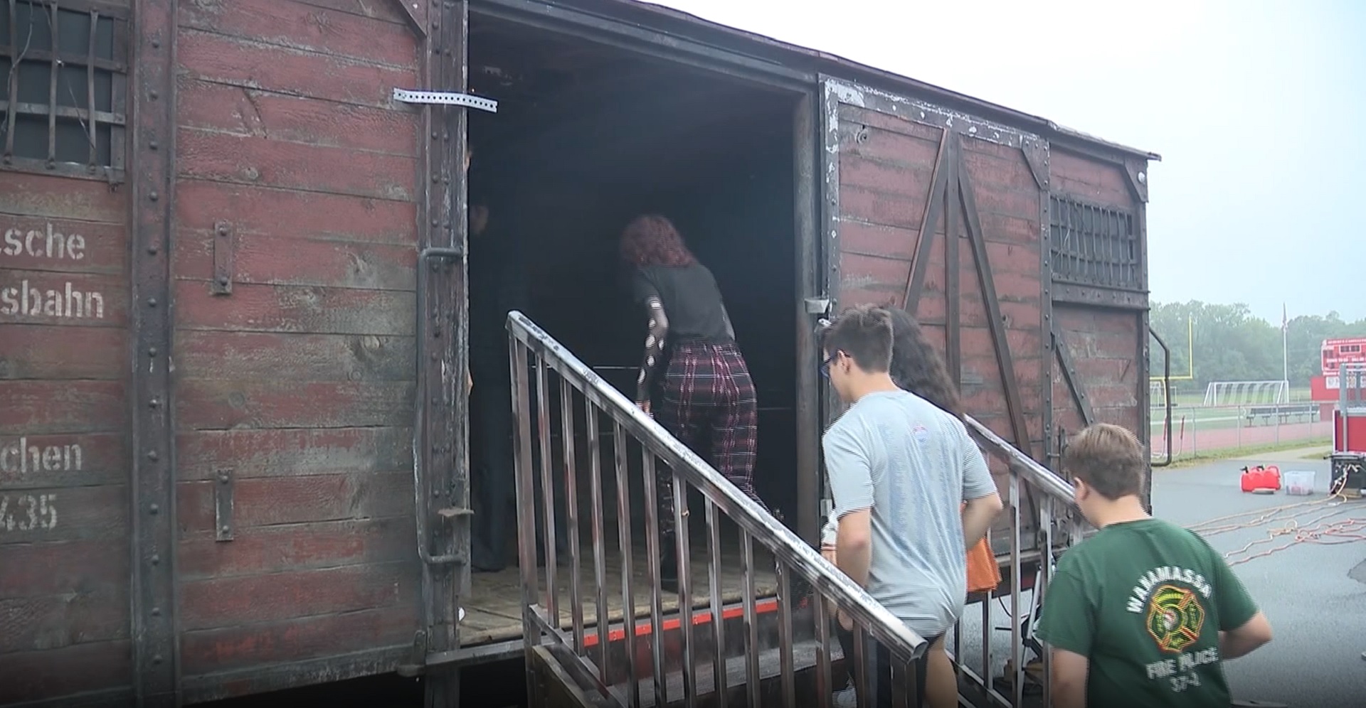 Traveling exhibit on Holocaust cattle cars comes to Ocean Township HS