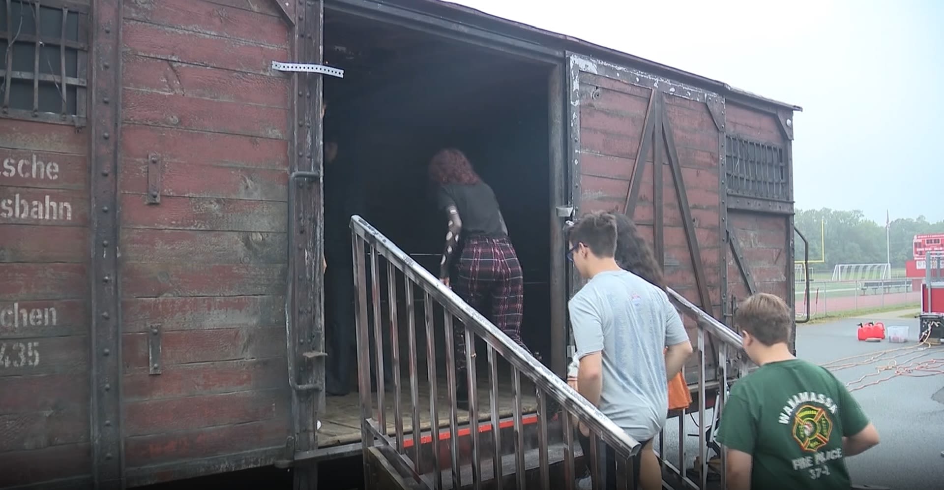 Traveling exhibit on Holocaust cattle cars comes to Ocean Township HS