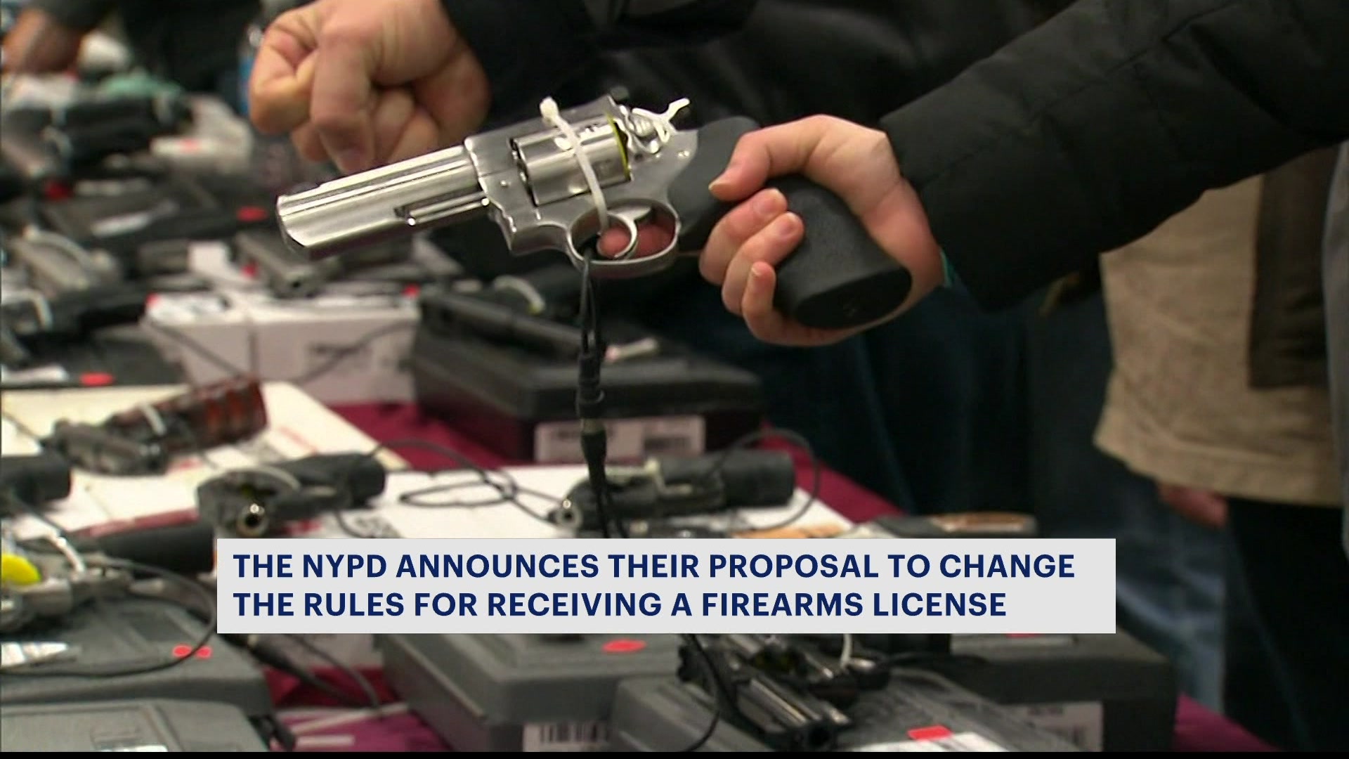 NYPD proposes to change rules for receiving firearms license