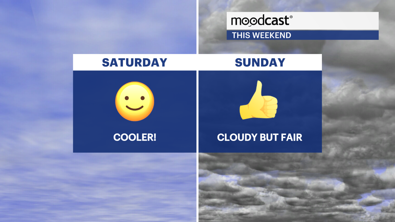 Dry and chilly weekend ahead; overnight rain into Monday