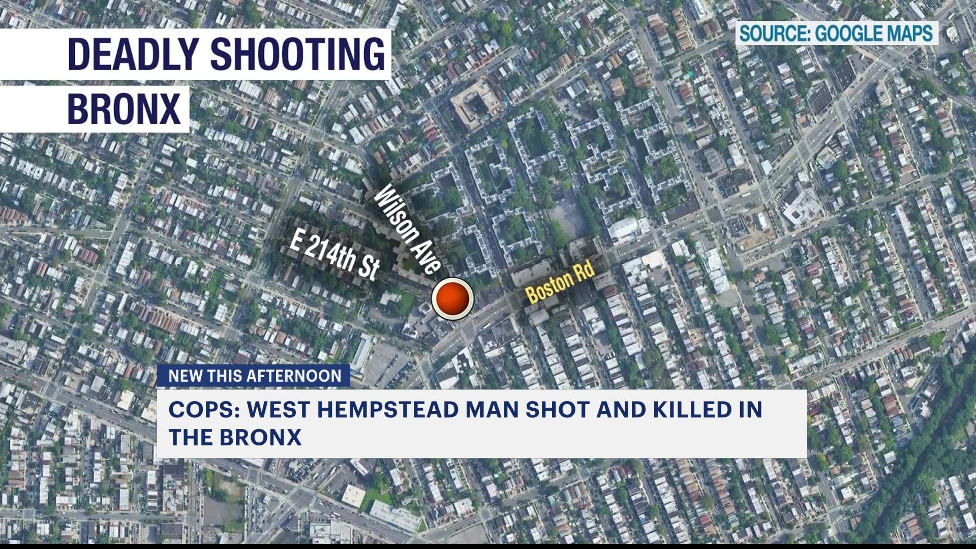 Police: West Hempstead man shot, killed in the Bronx