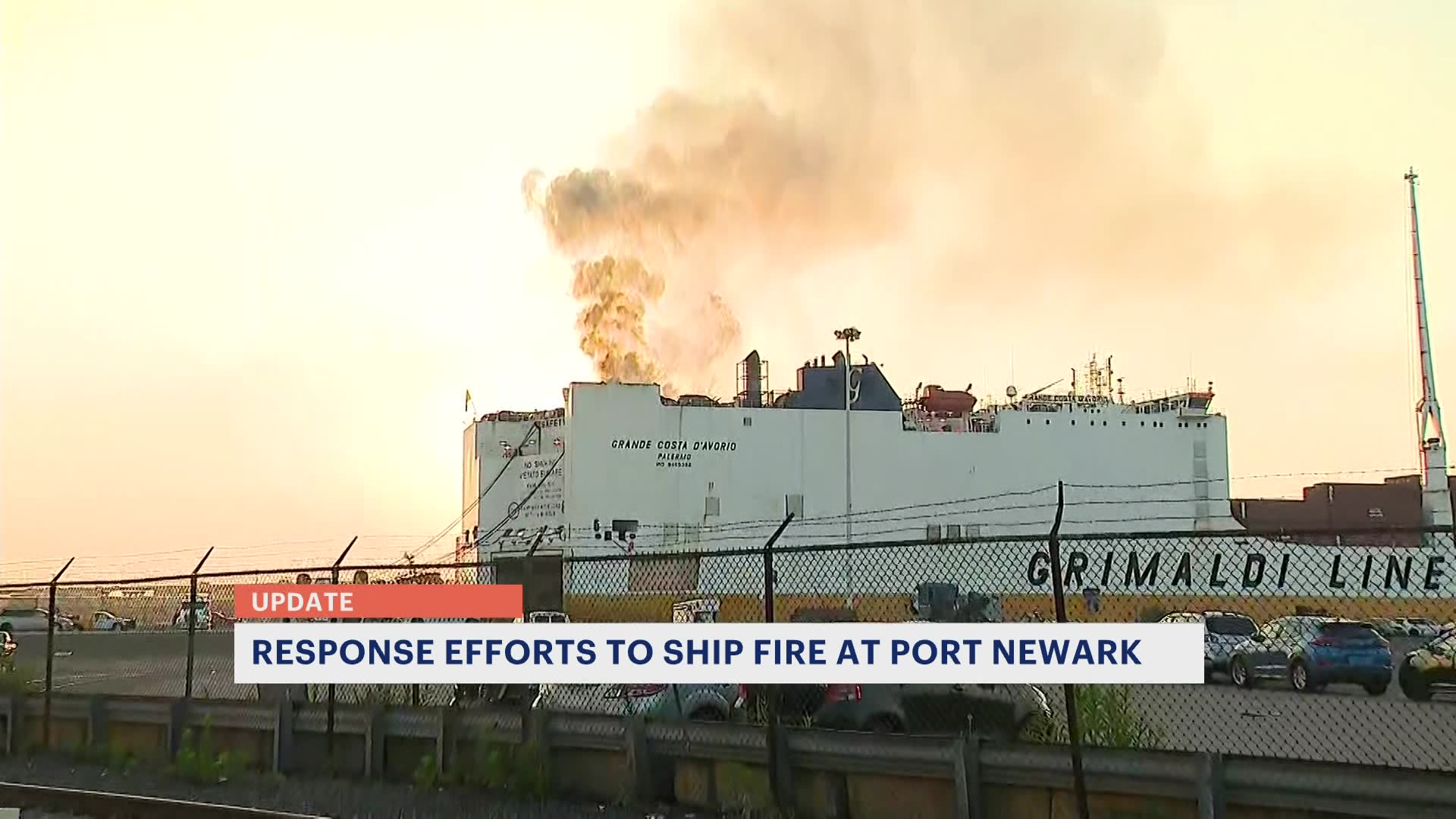 Officials: Port Newark cargo ship fire is now officially out ...