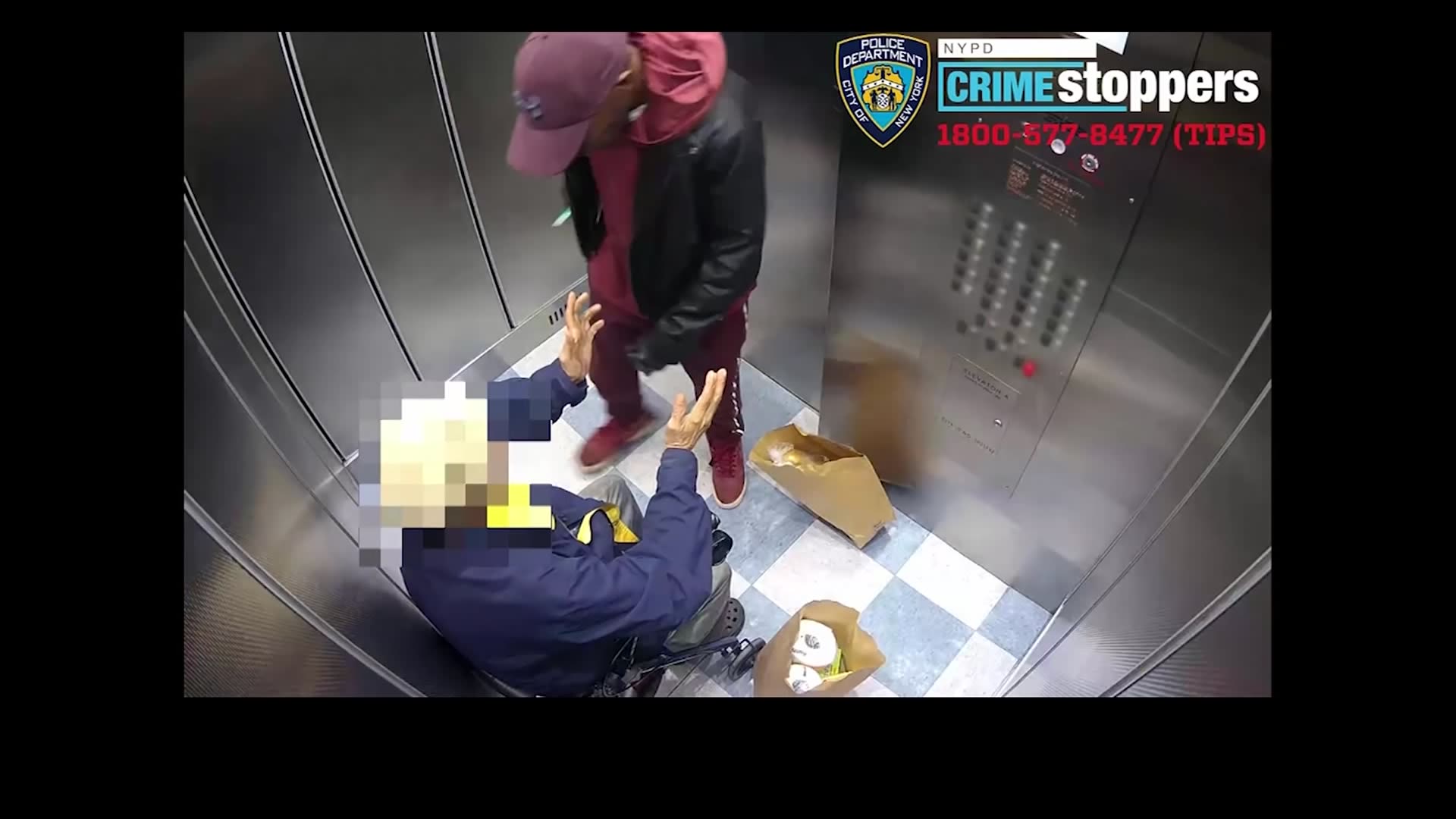 Elderly, wheelchair-bound man robbed in residential elevator