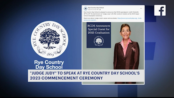 'Judge Judy' to speak at Rye Country Day School commencement ceremony