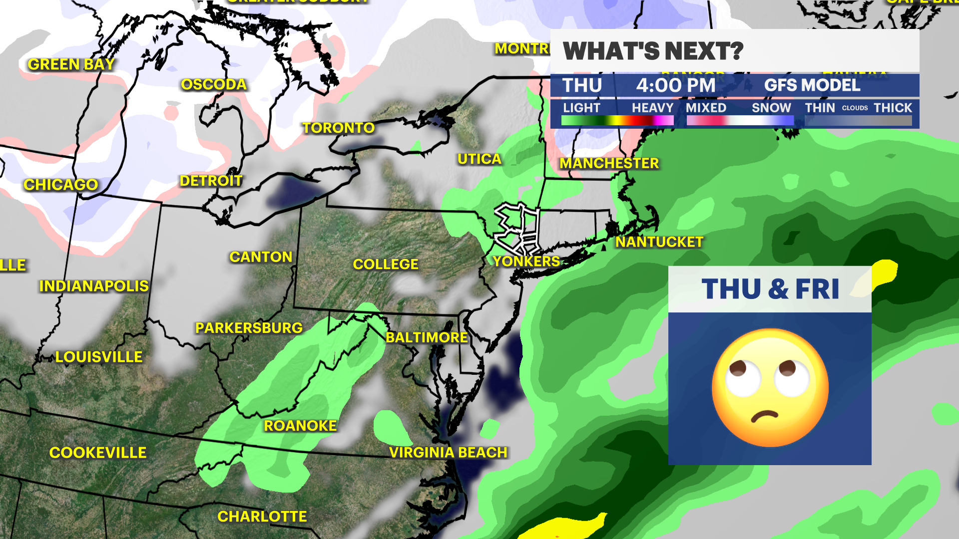 Record warm weather on Wednesday; overcast and showers expected