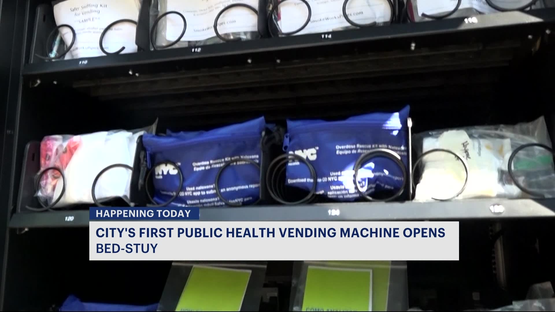 NYC's first public health vending machine is now open in Brooklyn