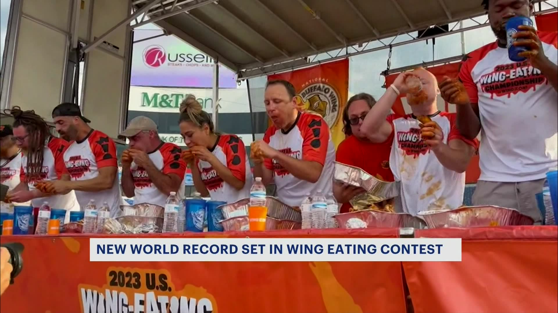 Australian defeats Joey Chestnut, sets new chicken wing eating world record