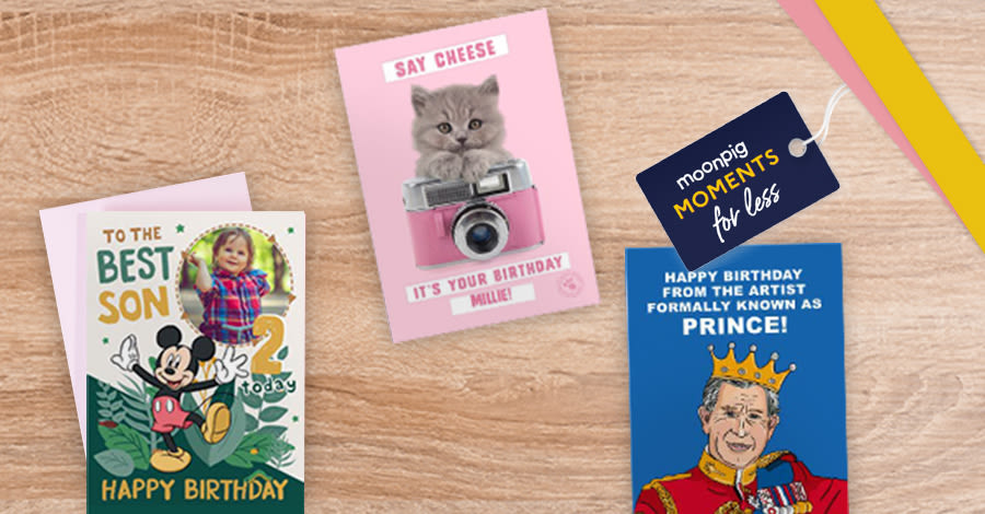 Moonpig | Greetings Cards | Order Online For Next Day Delivery