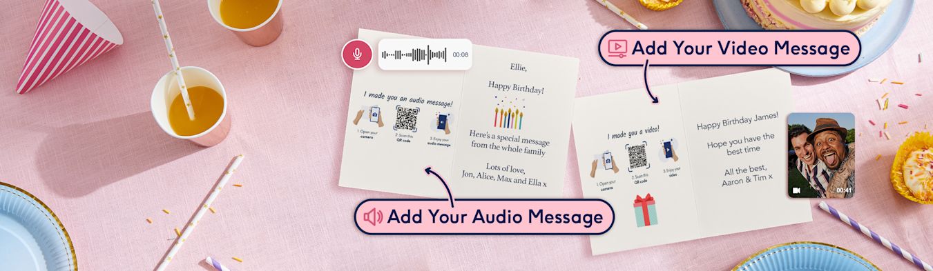 Audio & Video Message Cards | Moonpig