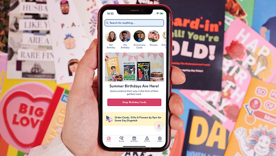 Moonpig App - Android, iPhone & iPad | Moonpig