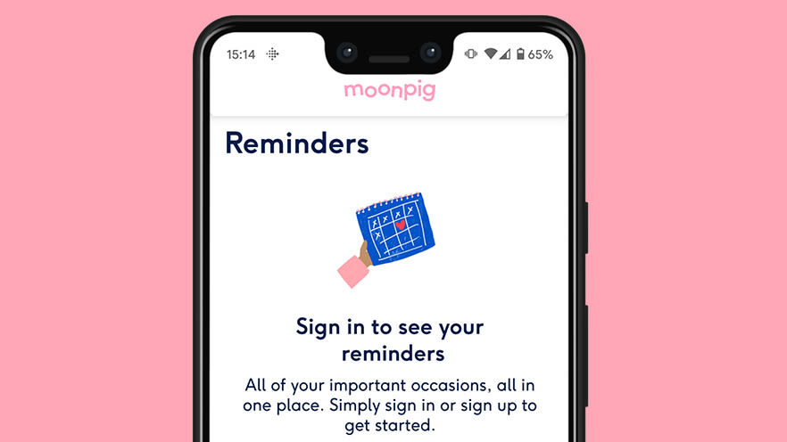 Moonpig App - Android, iPhone & iPad | Moonpig