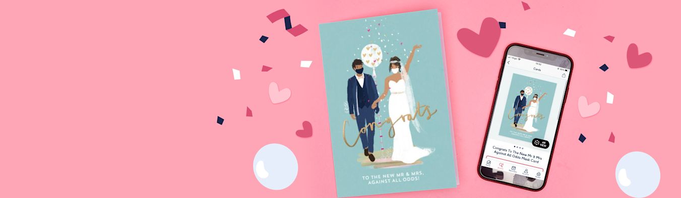 Wedding Cards | Personalised Wedding Cards | Moonpig