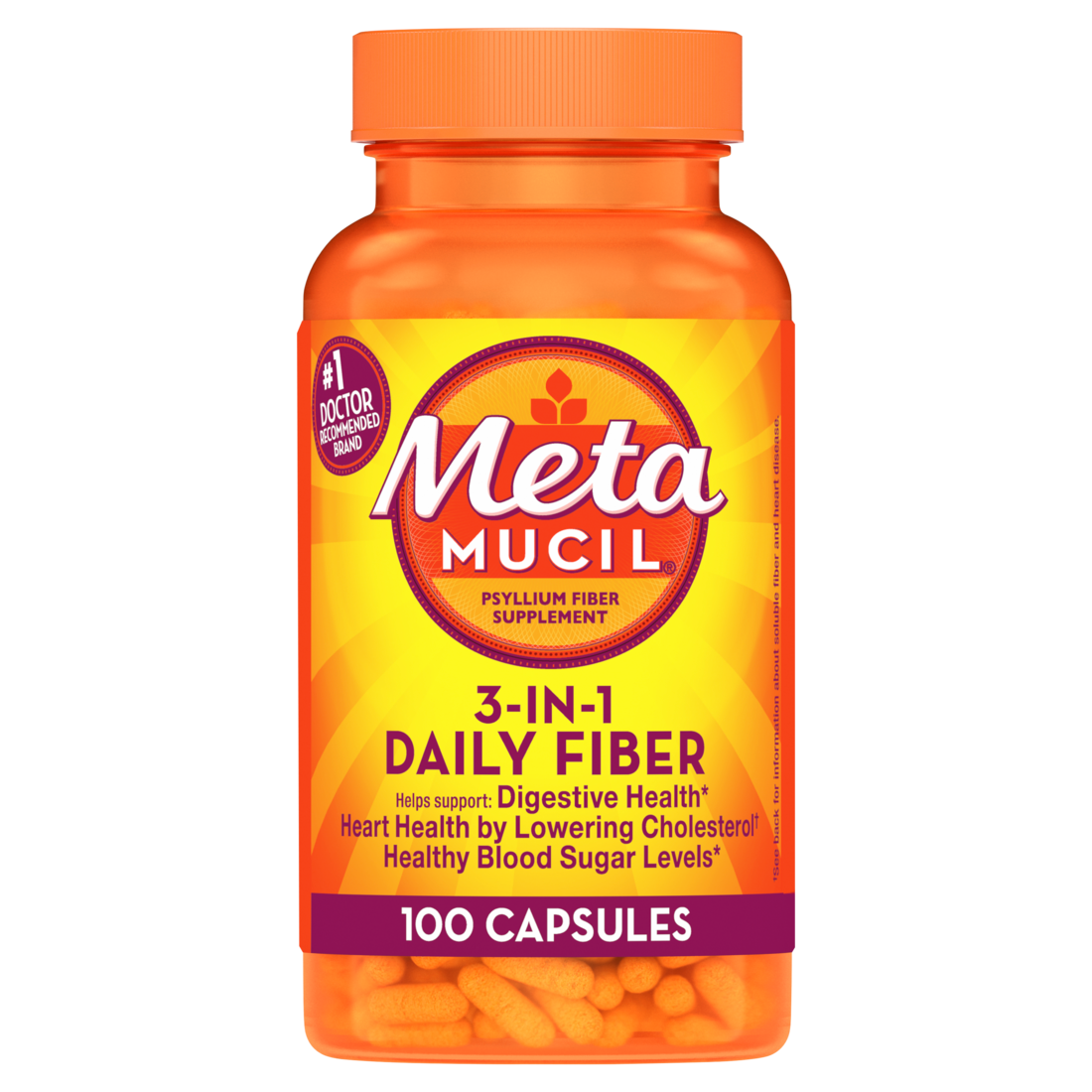Metamucil Fiber Capsules - Fiber Pills | Metamucil®