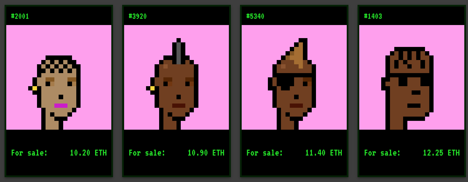 Breaking Down V1 CryptoPunks: The First CryptoPunks Release | Start ...