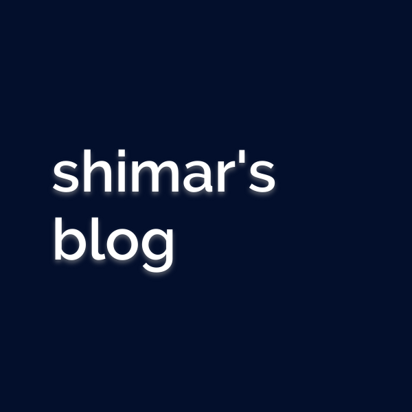 shimar's blog