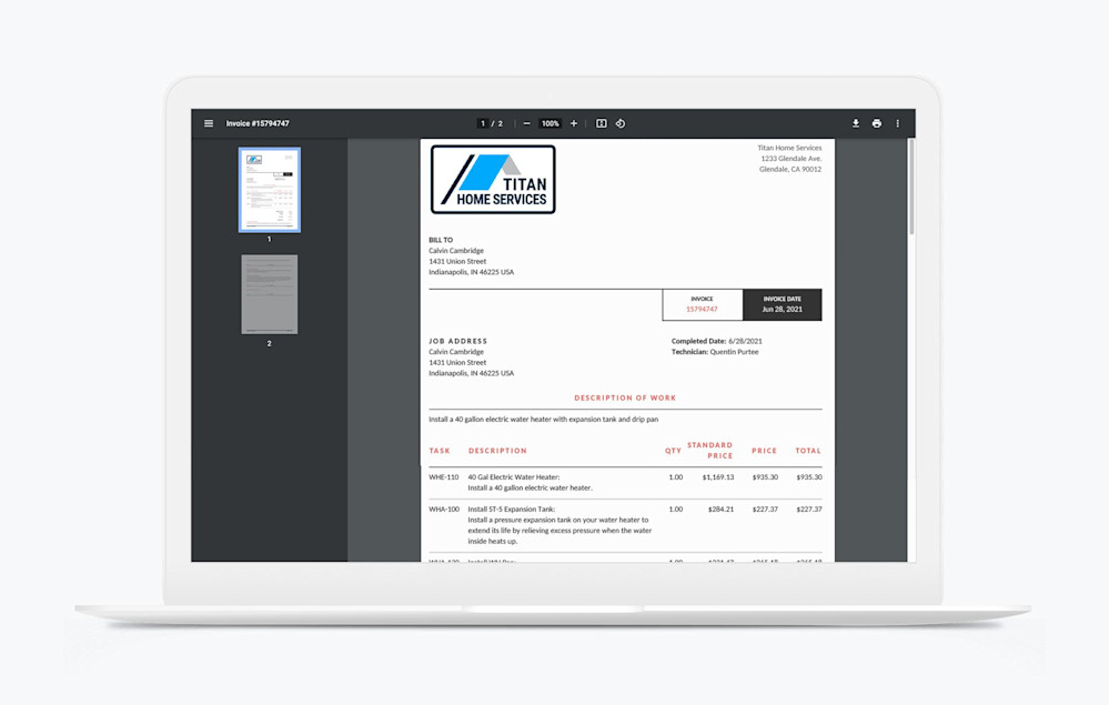 Free Plumbing Work Order Template | Streamline Work Orders