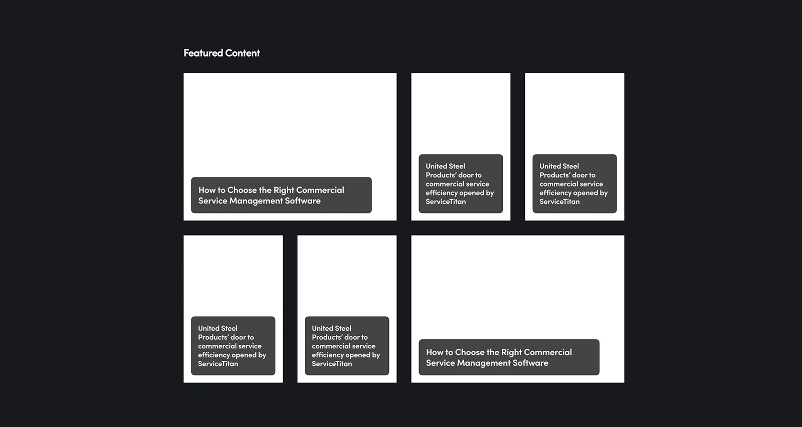 Featured Content Grid