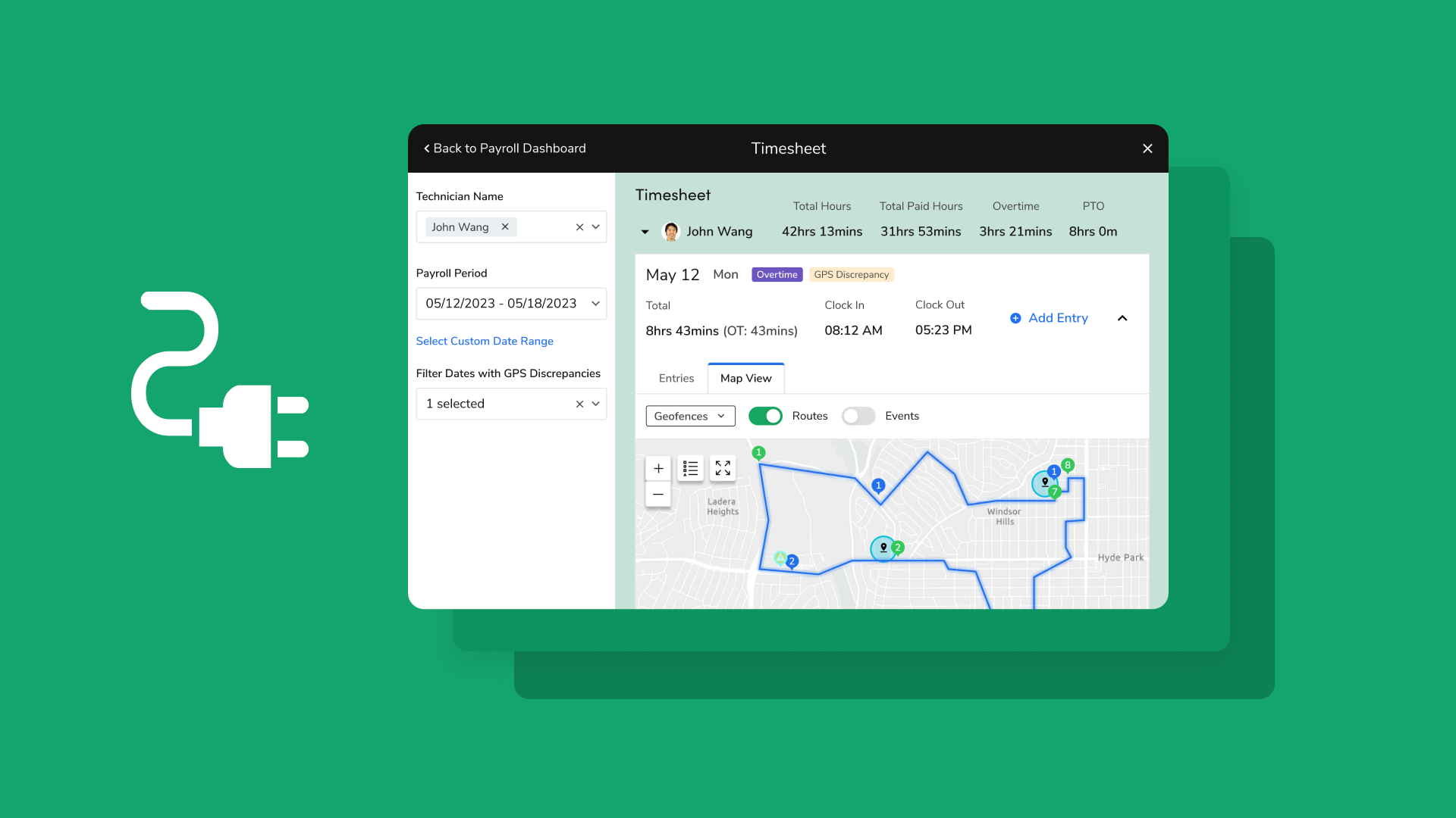 Electrician Fleet-Tracking App: GPS, Dashcams, and More