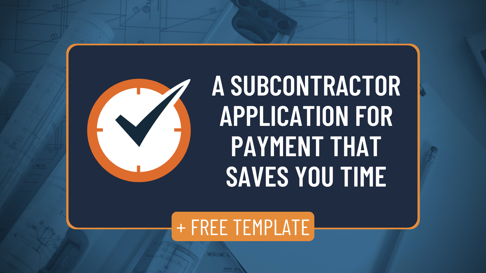 Free Subcontractor Application for Payment Template