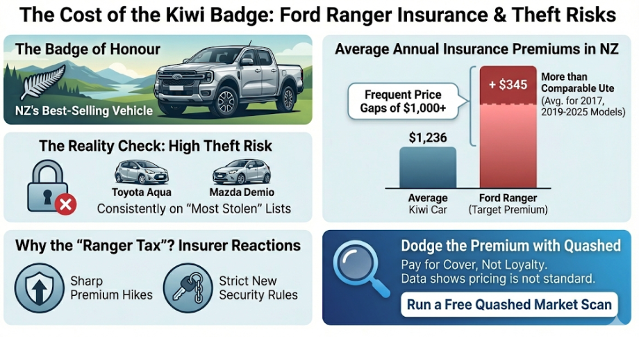 Quashed | Ford Ranger Insurance NZ: Beating the 2026 'Ranger Premium ...
