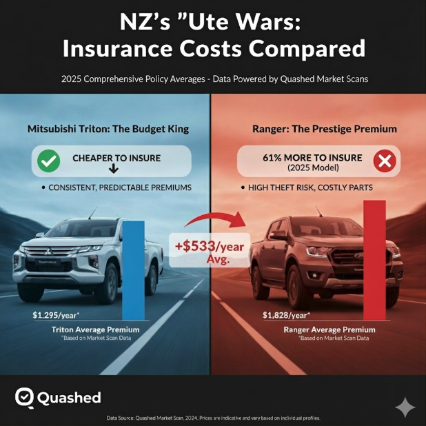Mitsubishi Triton vs. Ford Ranger: The 2026 Insurance Cost Battle by ...