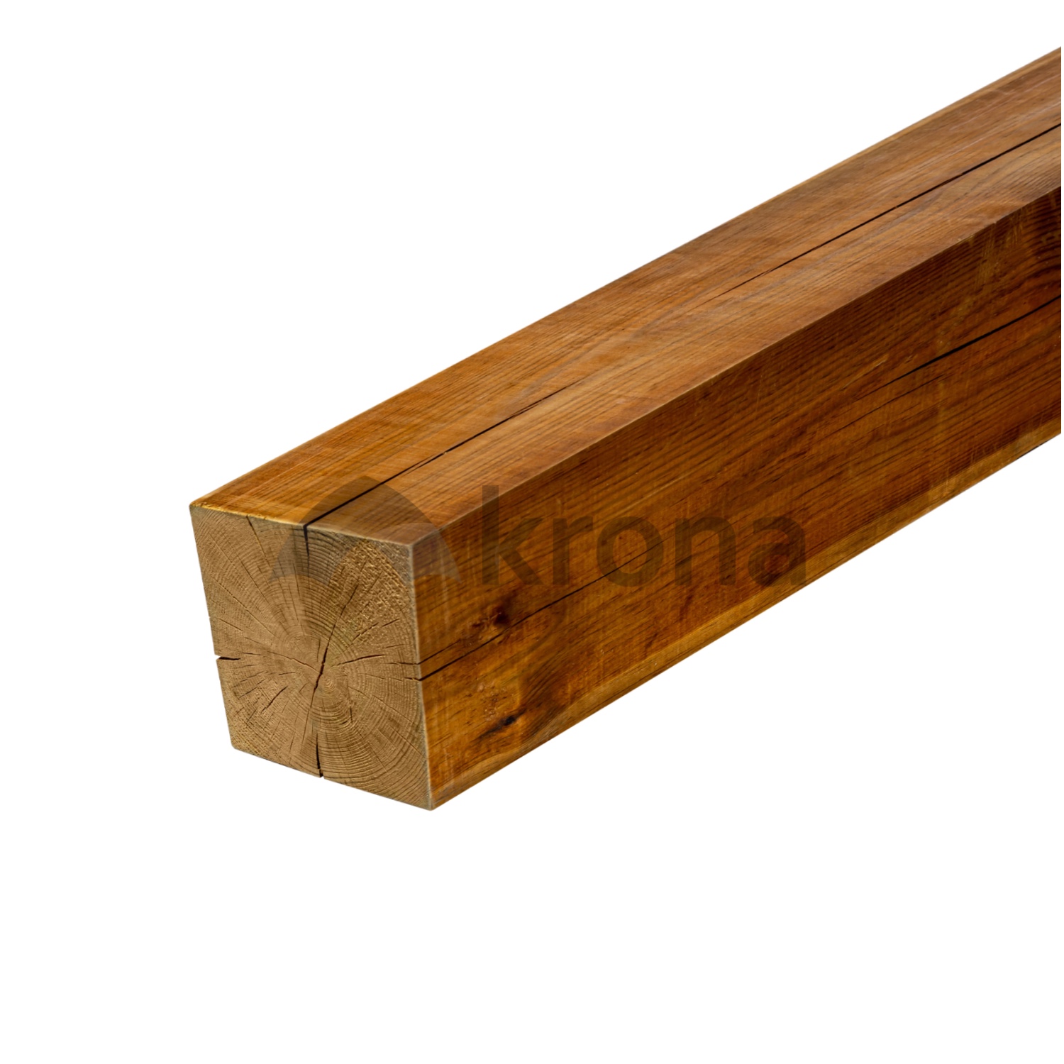 Брус строганный 100х100х6000 мм, сосна, сорт AB, импрегнированный ...