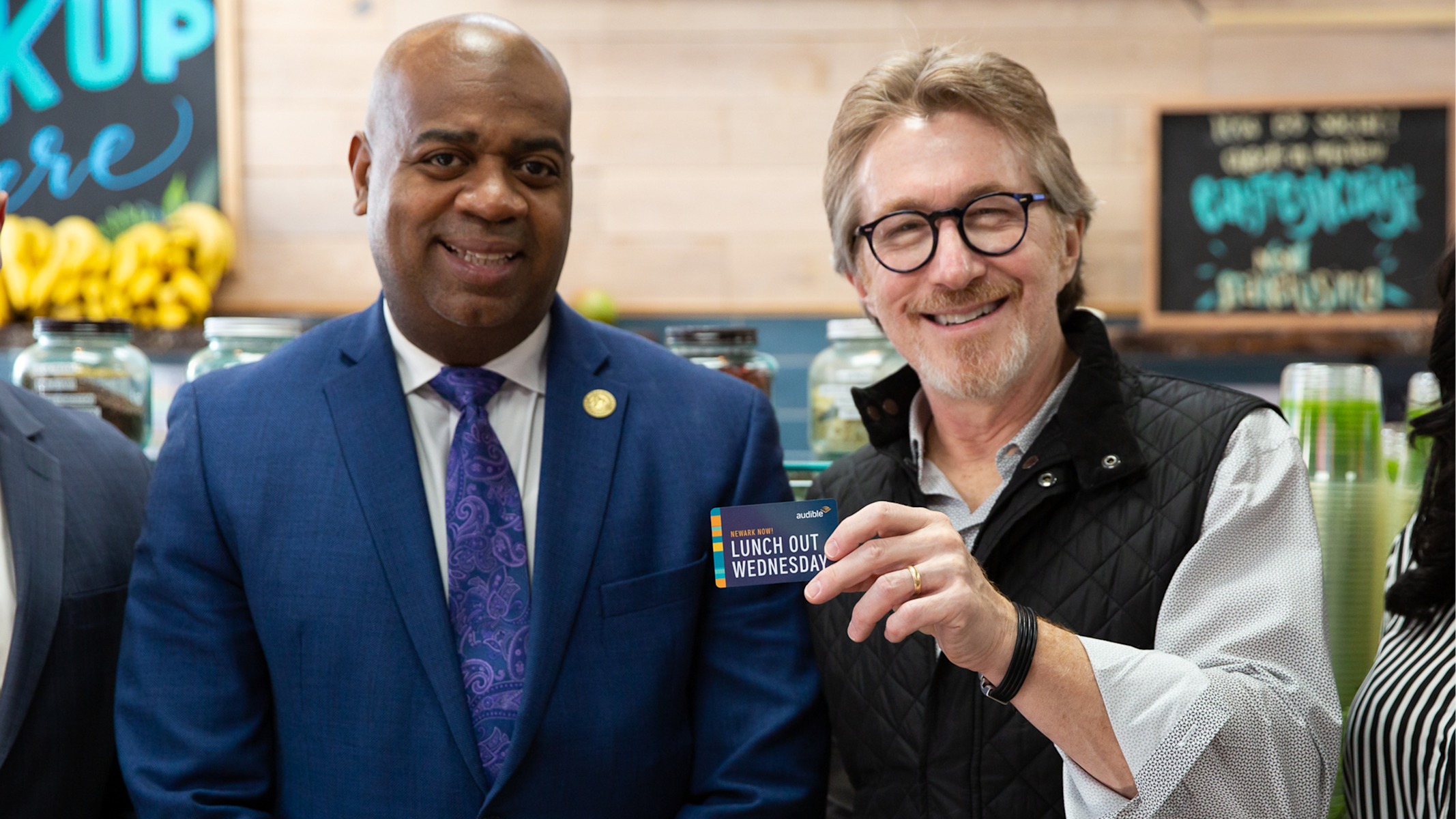 Mayor Baraka Joins Audible to Celebrate 30,000 Lunch Out Wednesday ...