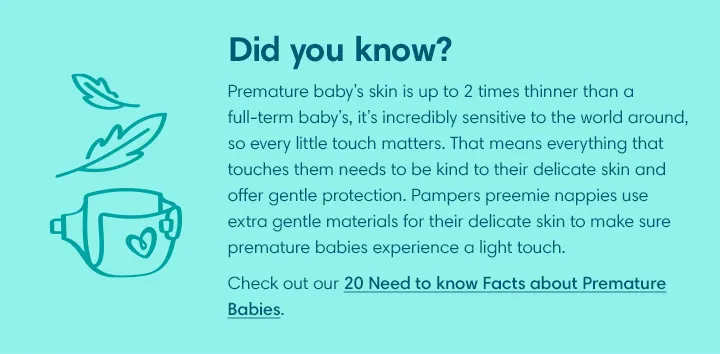 All About Premature Baby Skin | Pampers UK