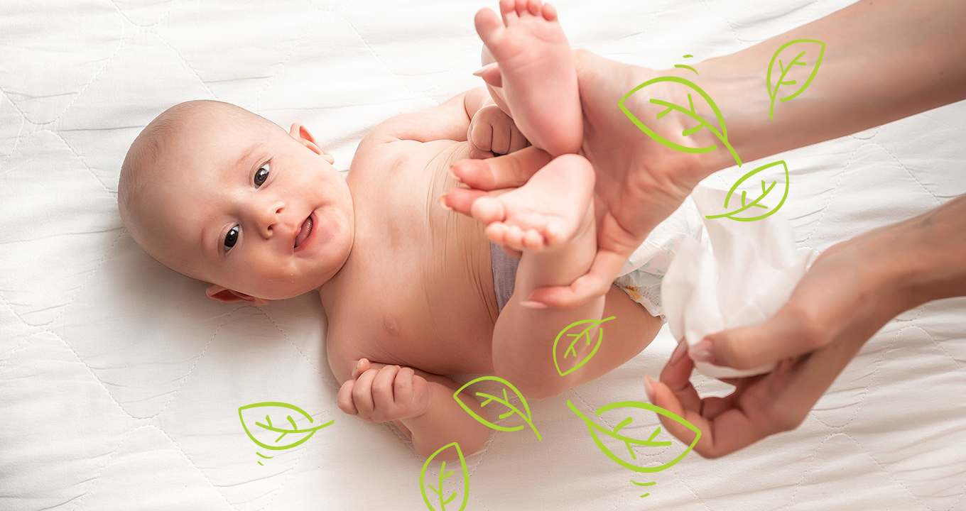 Pampers® Sensitive™ 0% PLASTIC