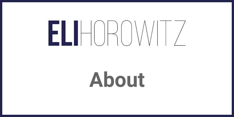 About - Eli Horowitz