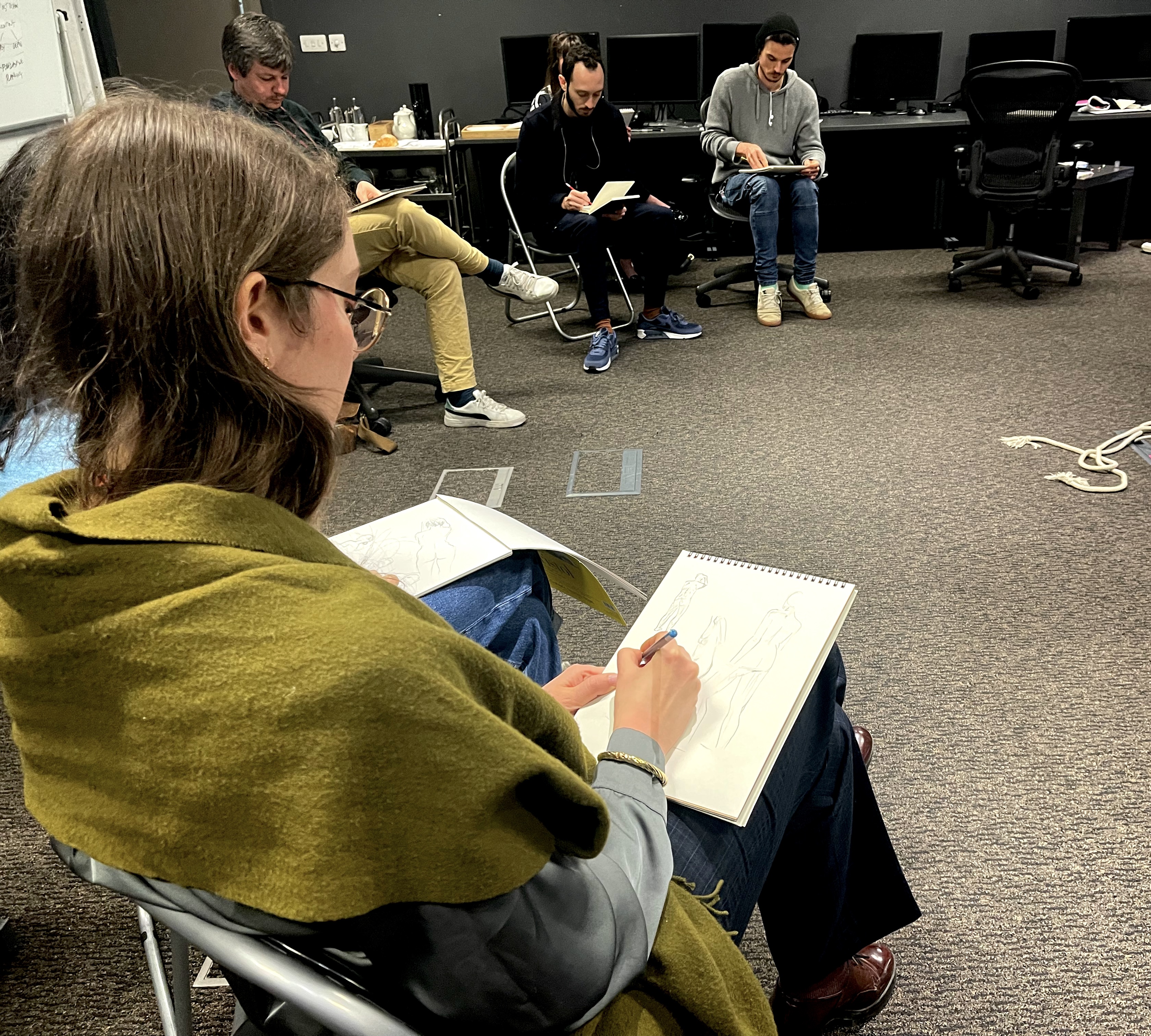 Celebrating 100 life drawing sessions in our London studio!