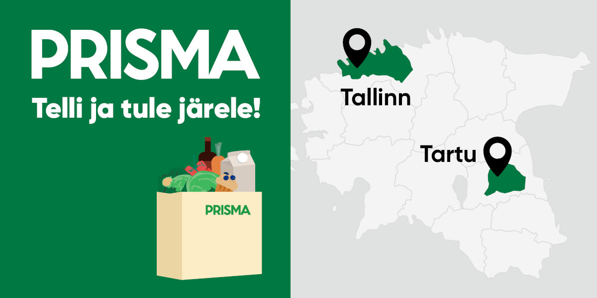 Tere tulemast uude Prisma e-poodi | Prisma Eesti | E-toidupood