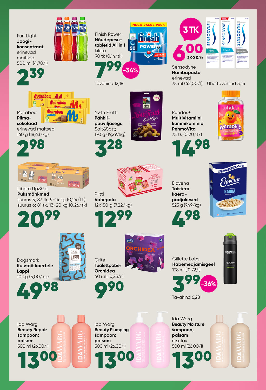 Konto kliendi päevad - Eripakkumised | Prisma Eesti | E-toidupood