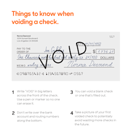 How To Void A Check Policygenius