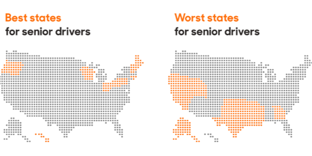 Best & Worst States for Drivers Over 65 – Policygenius