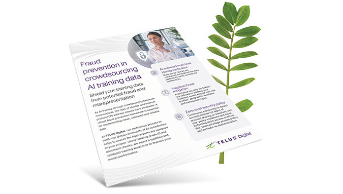 Fraud Prevention In Crowdsourcing Ai Training Data Telus Digital