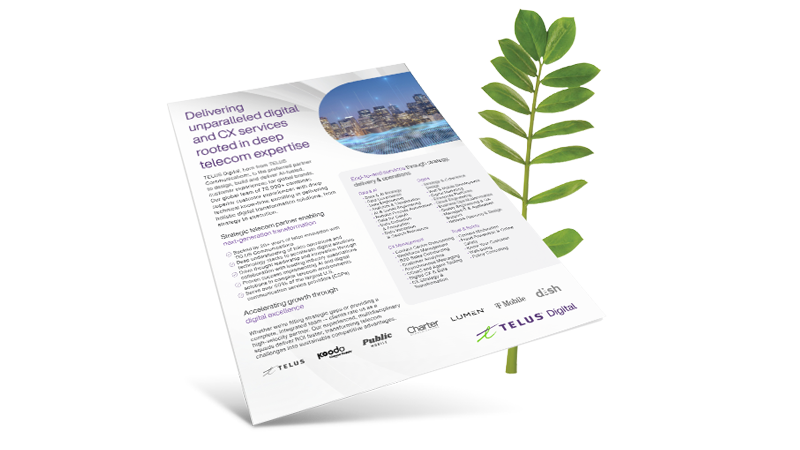 Digital And CX Services Rooted In Deep Telecom Expertise | TELUS Digital