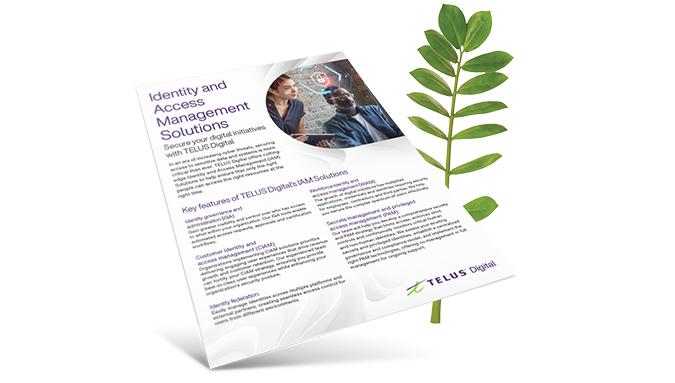 Identity And Access Management (IAM) Solutions | TELUS Digital