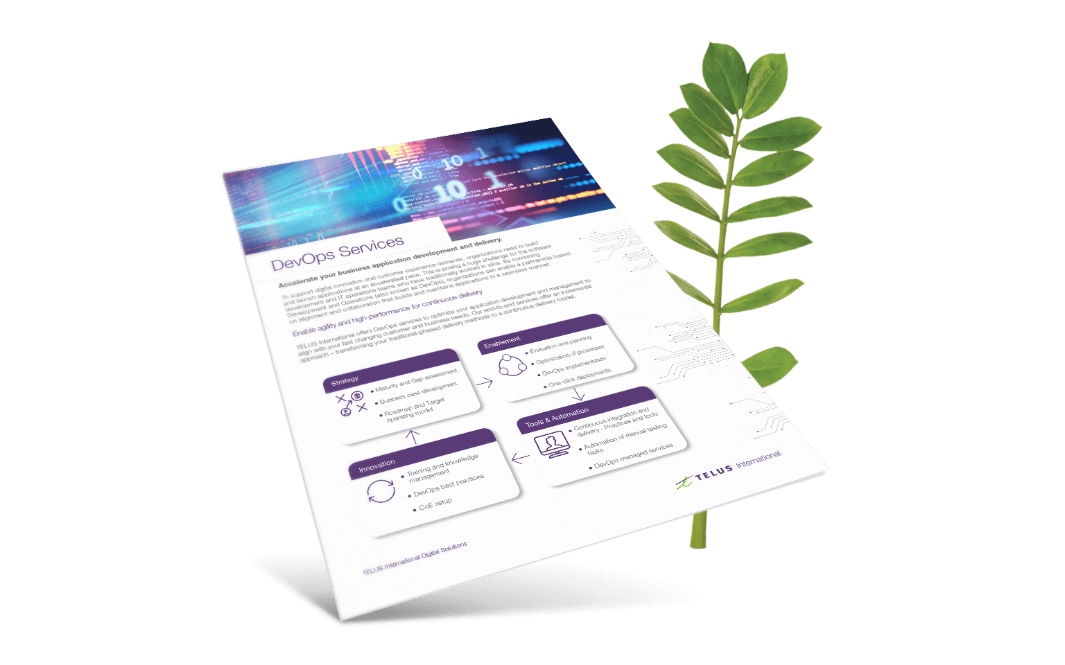 DevOps Brochure | TELUS Digital DevOps Brochure | TELUS Digital