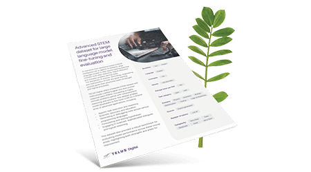 Advanced STEM Dataset For LLM Fine-Tuning And Evaluation | TELUS Digital